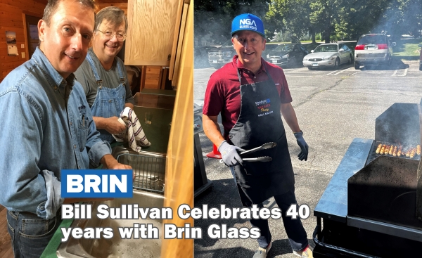 Bill Sullivan Celebrates 40 years at Brin Glass - Brin Glass Company